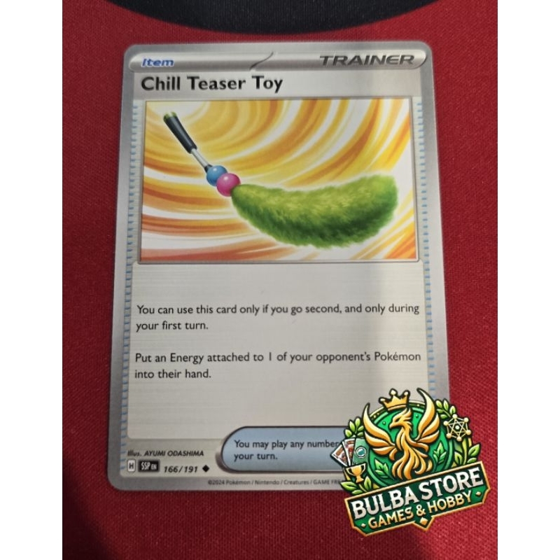 Chill Teaser Toy 166/191 Surging Sparks SV08 Pokémon TCG Card Game ...