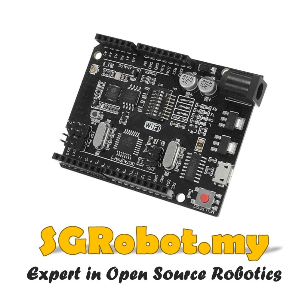 WiFi UNO R3 ATmega328P+ESP8266 (32Mb ) USB-TTL For Arduino NodeMCU A3GS | Shopee Malaysia