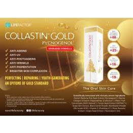 LIFE FACTOR COLLASTIN GOLD PYNOGENOL SACHETS 15S | Shopee Malaysia