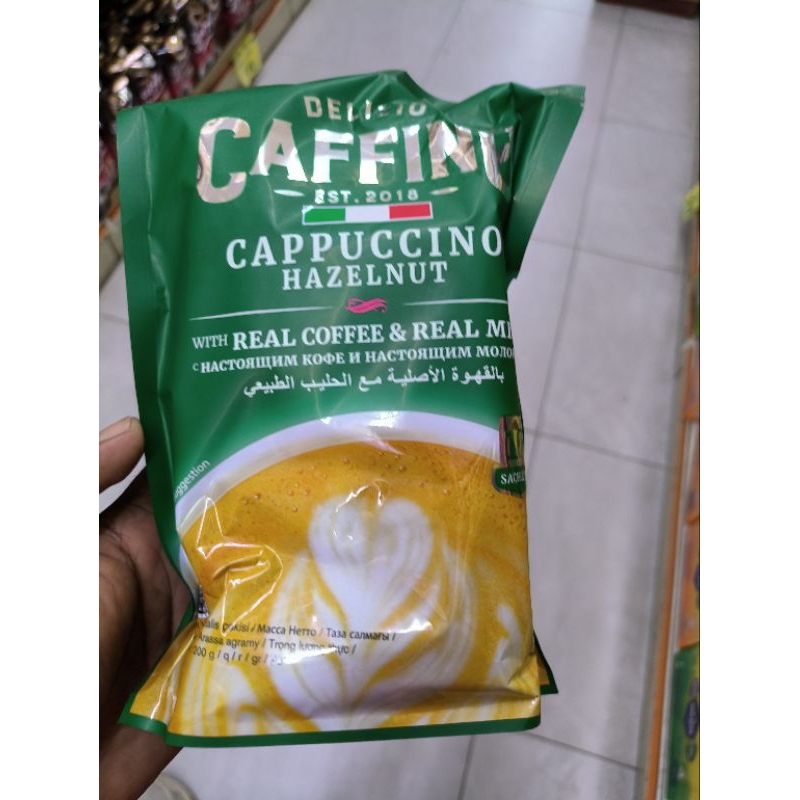 Cappuccino hazelnut coffee instant 10 sachets | Shopee Malaysia