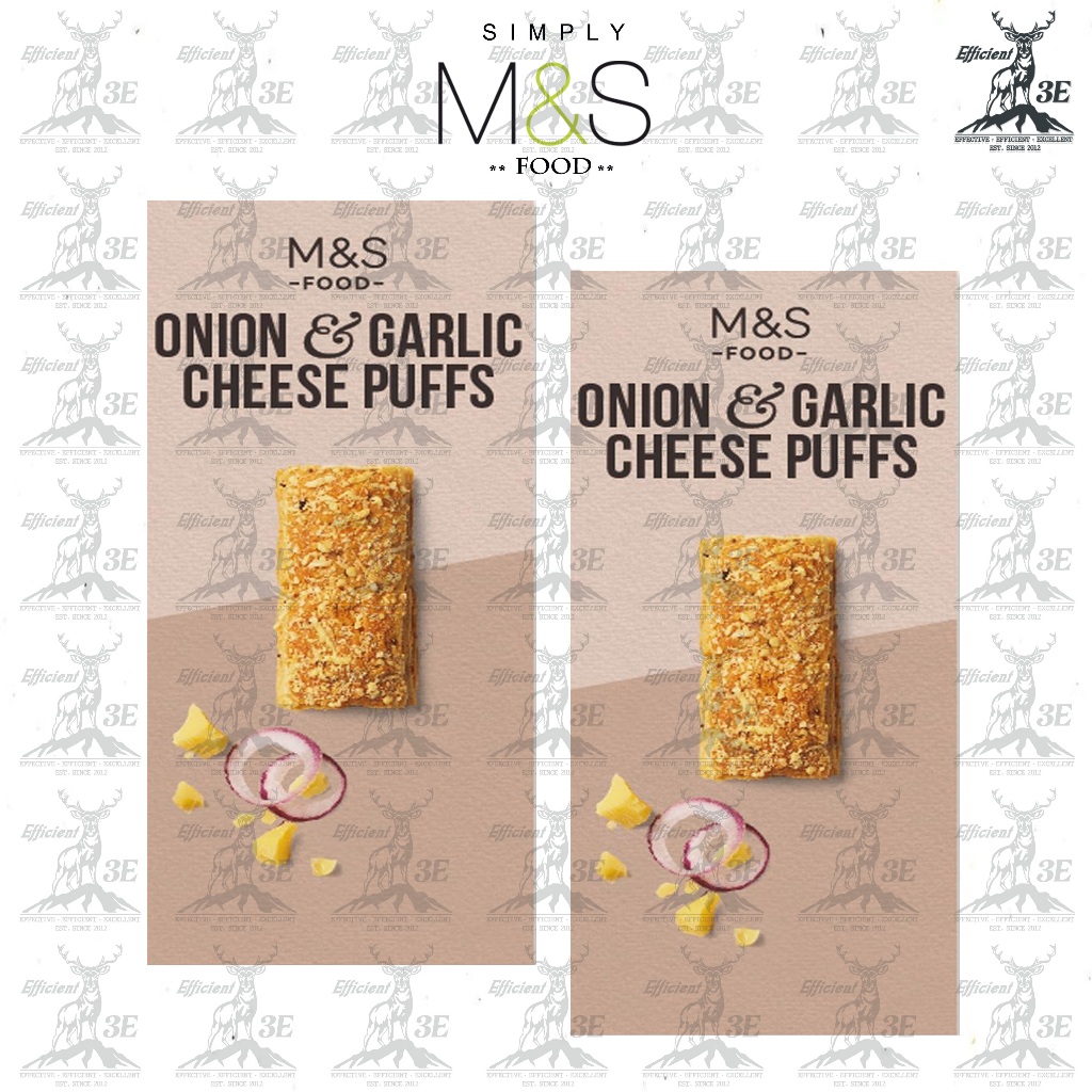 M&S 🌟Marks & Spencer Onion Garlic Cheese Puffs 🌟 HOT SALE | Shopee Malaysia