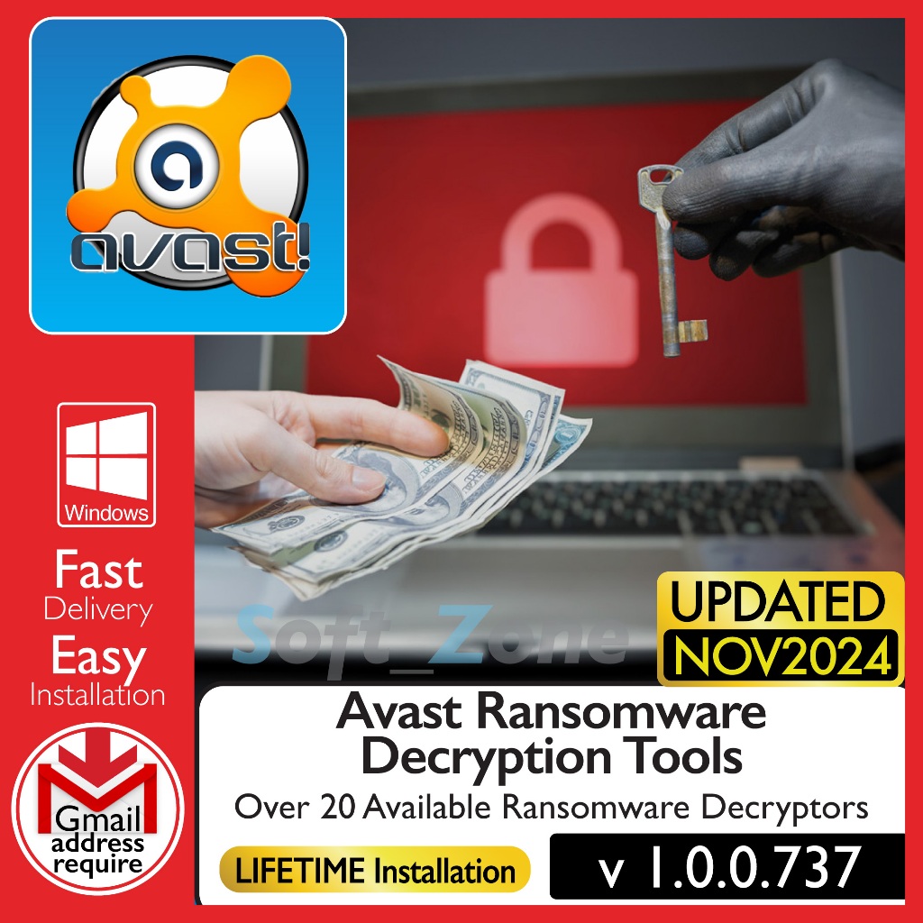 Avast Ransomware Decryption Tools 1.0.0.737 - over 20 Available ...