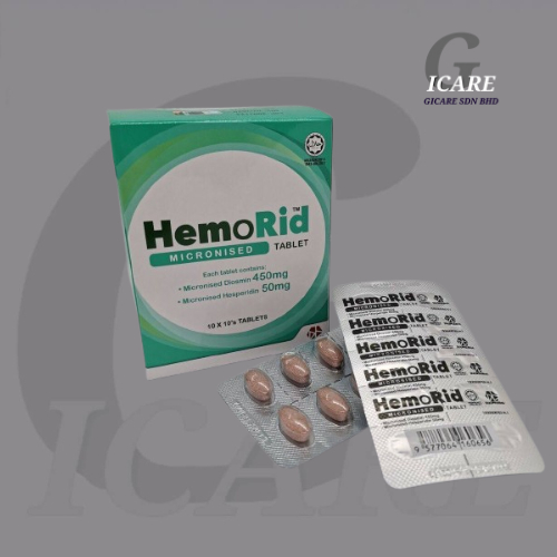 HEMORID MICRONISED 10 x 10 'STRIP TABLETS BUASIR KRONIK | Shopee Malaysia