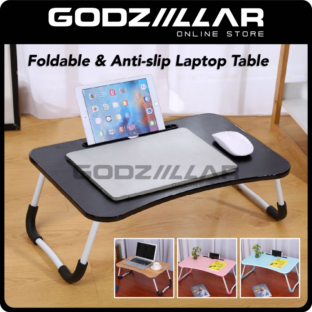 Laptop Table Foldable Table Anti-slip Bed Notebook Table Portable ...