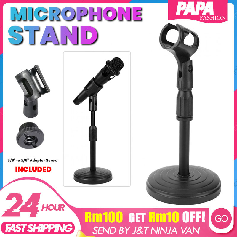 Multifunction Phone Stand Holder Dekstop Table Mic Stand Microphone ...