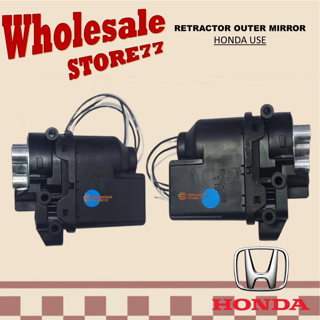 READY STOCK | HONDA USE RETRACTOR OUTER MIRROR Side Mirror Fold Up ...