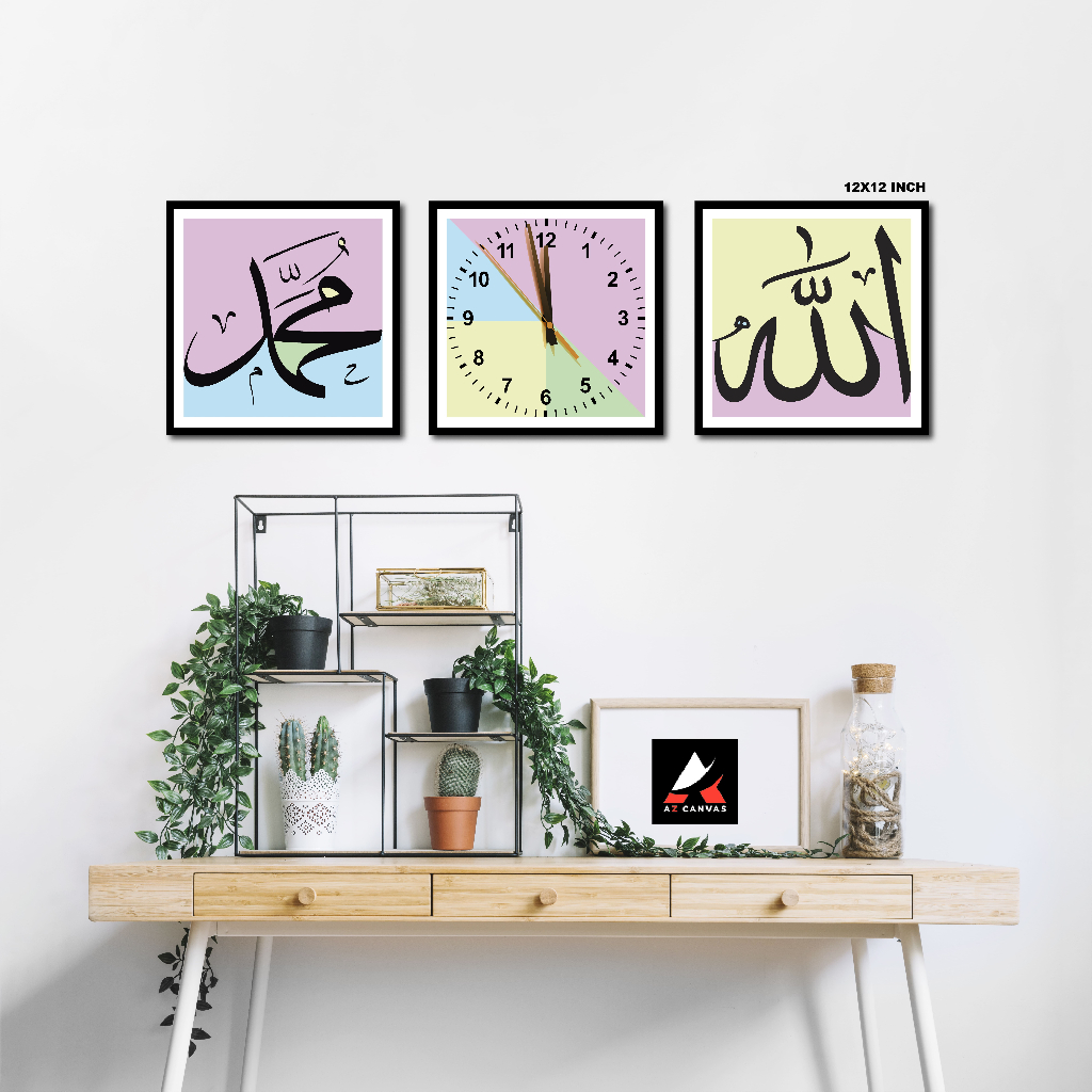 FRAME DECOR SET JAM A&M COLOR (12X12 INCH) | Shopee Malaysia