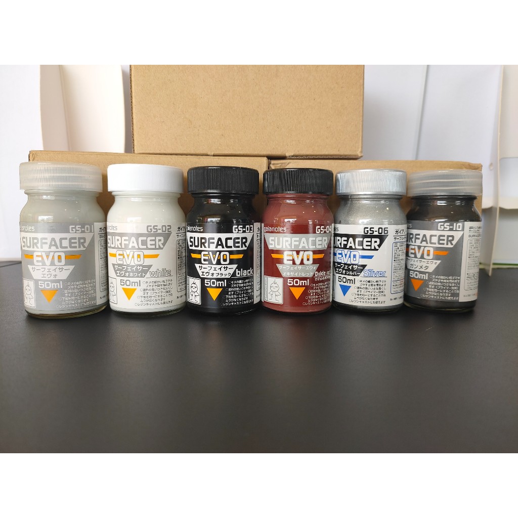 Gaianotes Surfacer EVO Primer for Plastic Model Kit Gundam Military ...