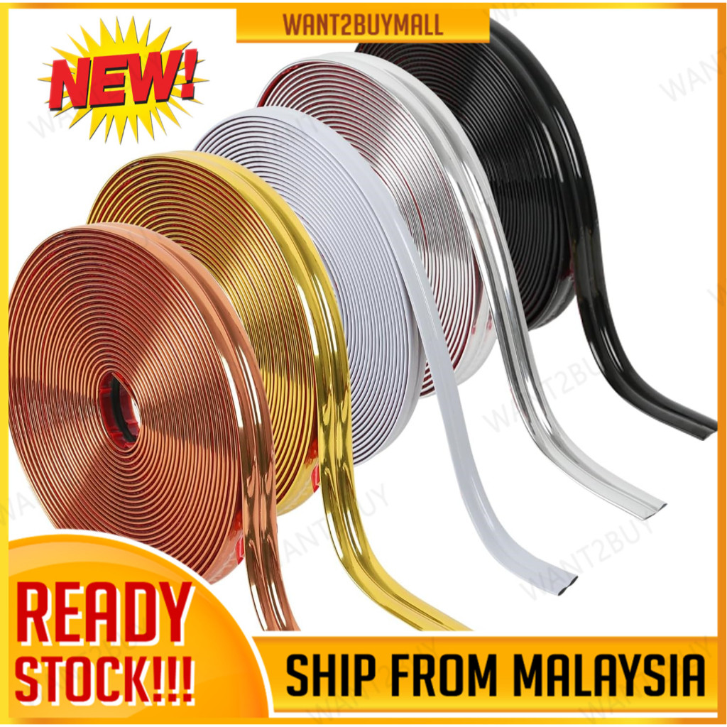 8mm/20mm 3D Wall Corner Protect PVC Decoration Line Self-Adhesive ...