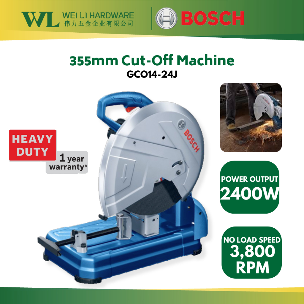 BOSCH Original GCO14-24J Cut-Off Machine 2400W Heavy Duty (1Year ...
