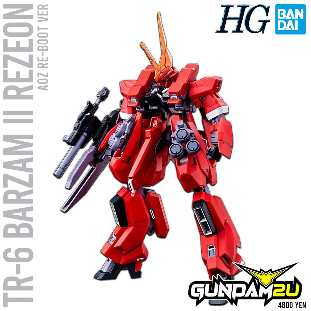 P-BANDAI HG 1/144 Gundam TR-6 Barzam II ReZeon AOZ Reboot Ver - High ...
