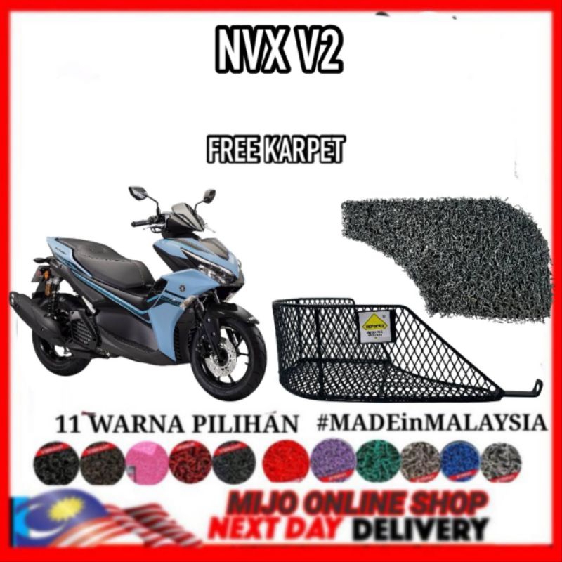 MOTORKU NVX V2 SIDE BASKET YAMAHA NVX V2 RAGA MINI+KARPET | Shopee Malaysia