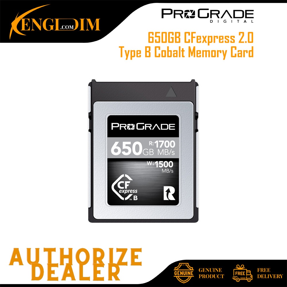 ProGrade Digital 325GB / 650GB CFexpress 2.0 Type B Cobalt Memory Card ...