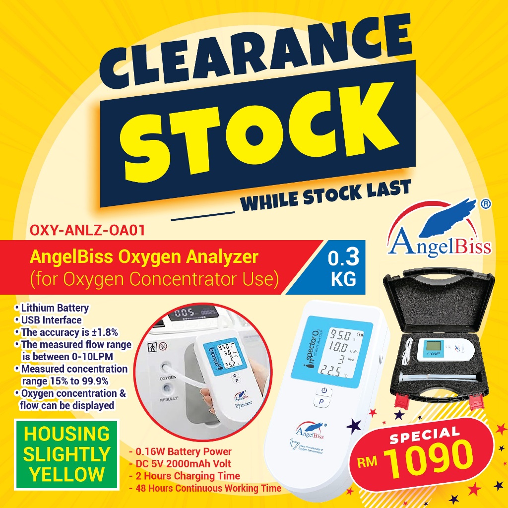 AngelBiss Oxygen Analyzer (for Oxygen Concentrator Use) OA01 | Shopee Malaysia