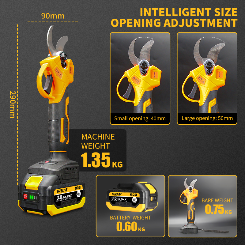KEELAT Sk5 Electric Pruning shear Pruning cutter cordless Garden ...