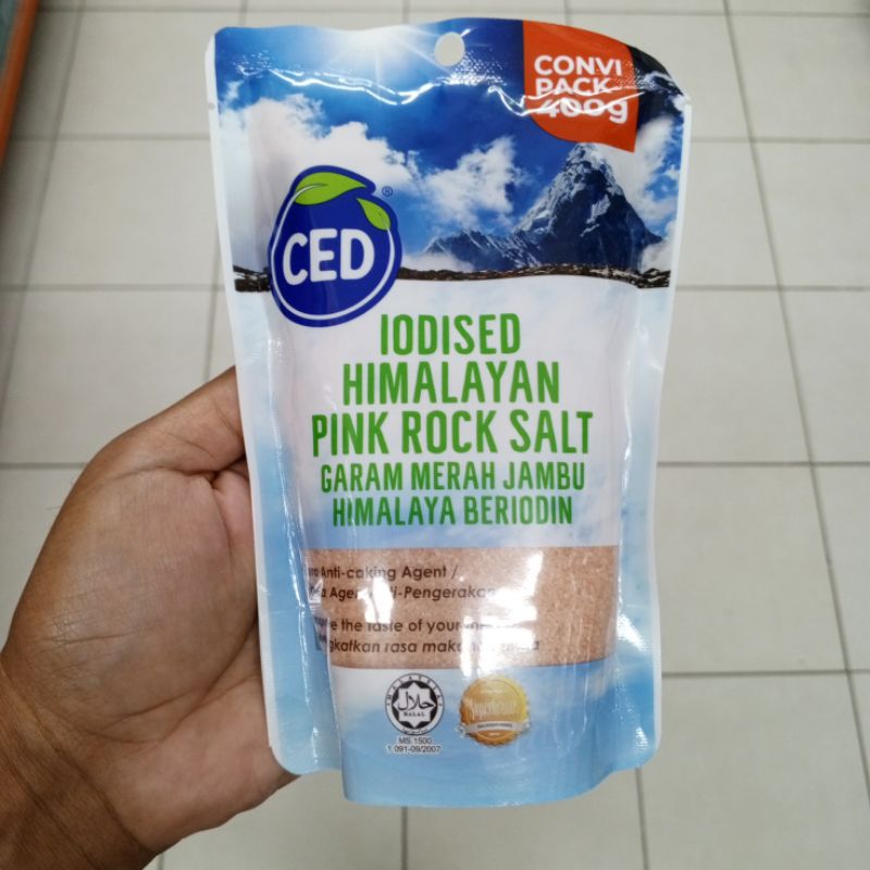 Garam Merah Jambu Himalayan Beriodin Iodised Himalayan Pink Rock Salt ...