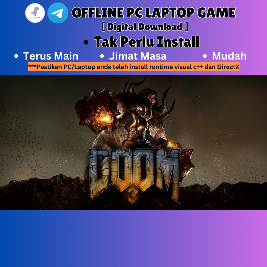 [PC Offline Game Portable]DOOM 3 [Digital Download] | Shopee Malaysia