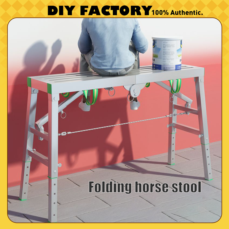 Strengthen The Folding Stool Lift And Thicken Decorate The Stool Double ...