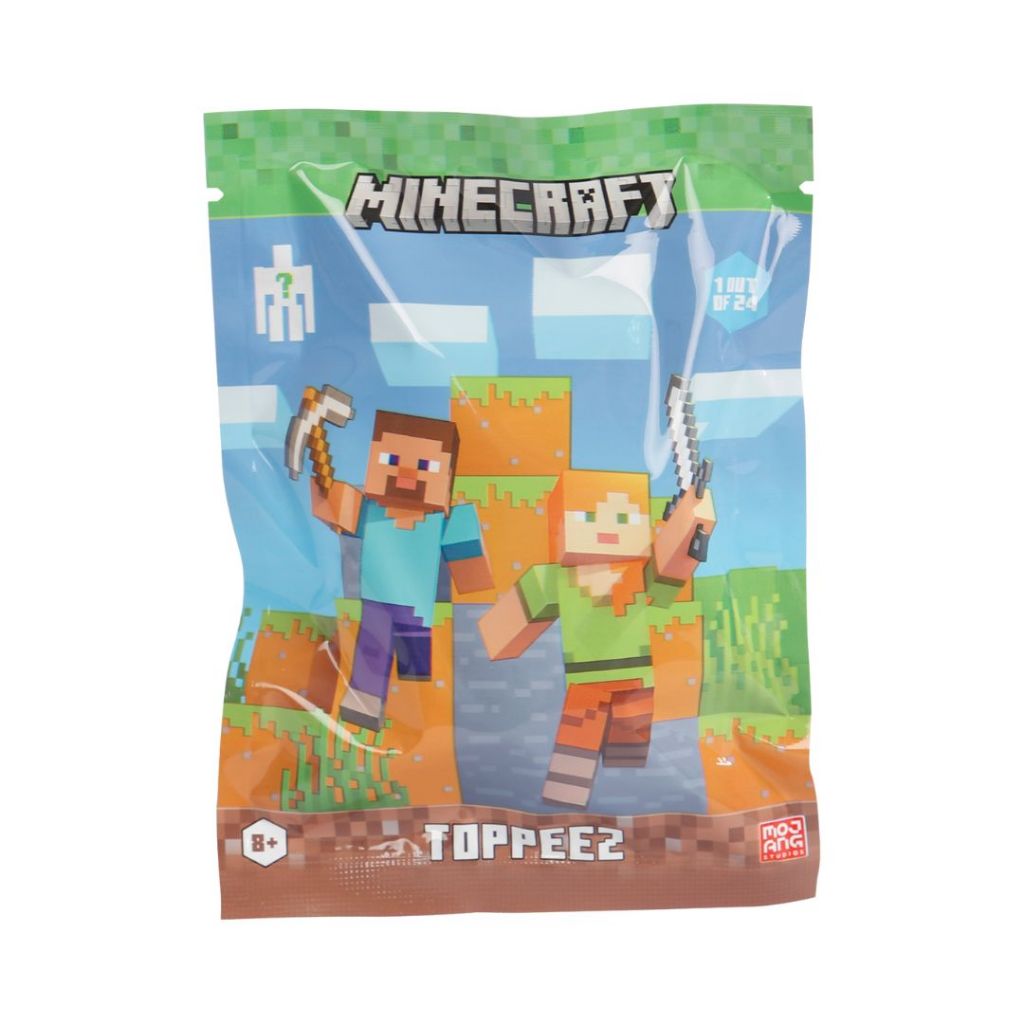 Minecraft 3D Toppeez Mystery Figure Blind Bags (1 Pack) | Shopee Malaysia