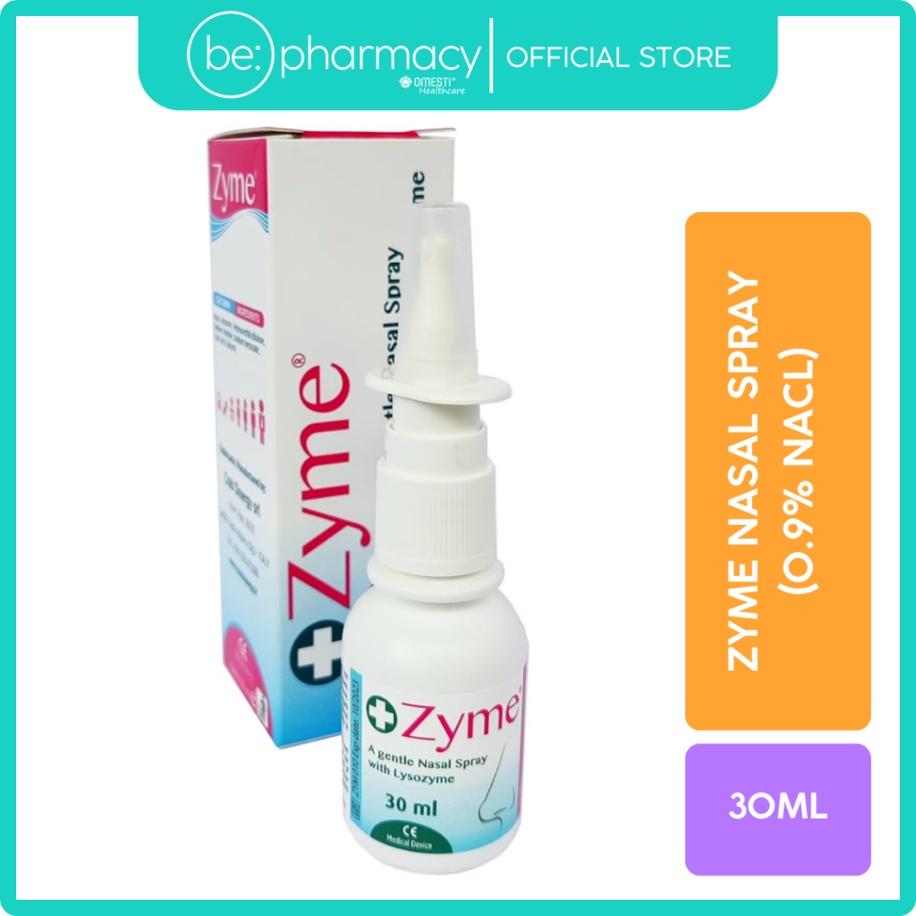 Zyme Nasal Spray (0.9% NaCl) 30ml | Shopee Malaysia