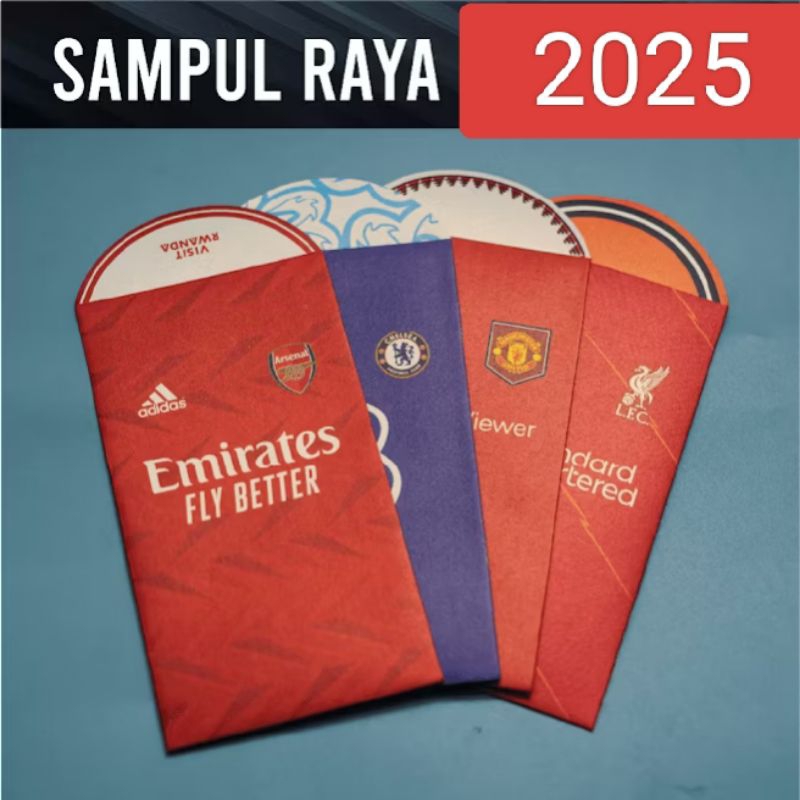 🔥🔥Flash Sale Sampul duit Raya 2025 Manchester United Man United Chelsea ...