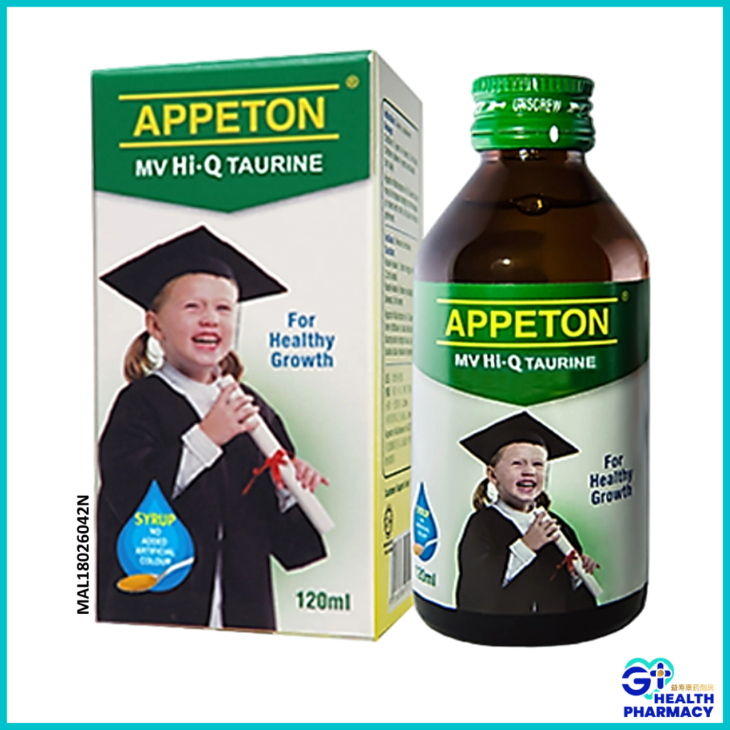 Appeton Multivitamin Hi-Q Taurine Syrup 120ml | Shopee Malaysia