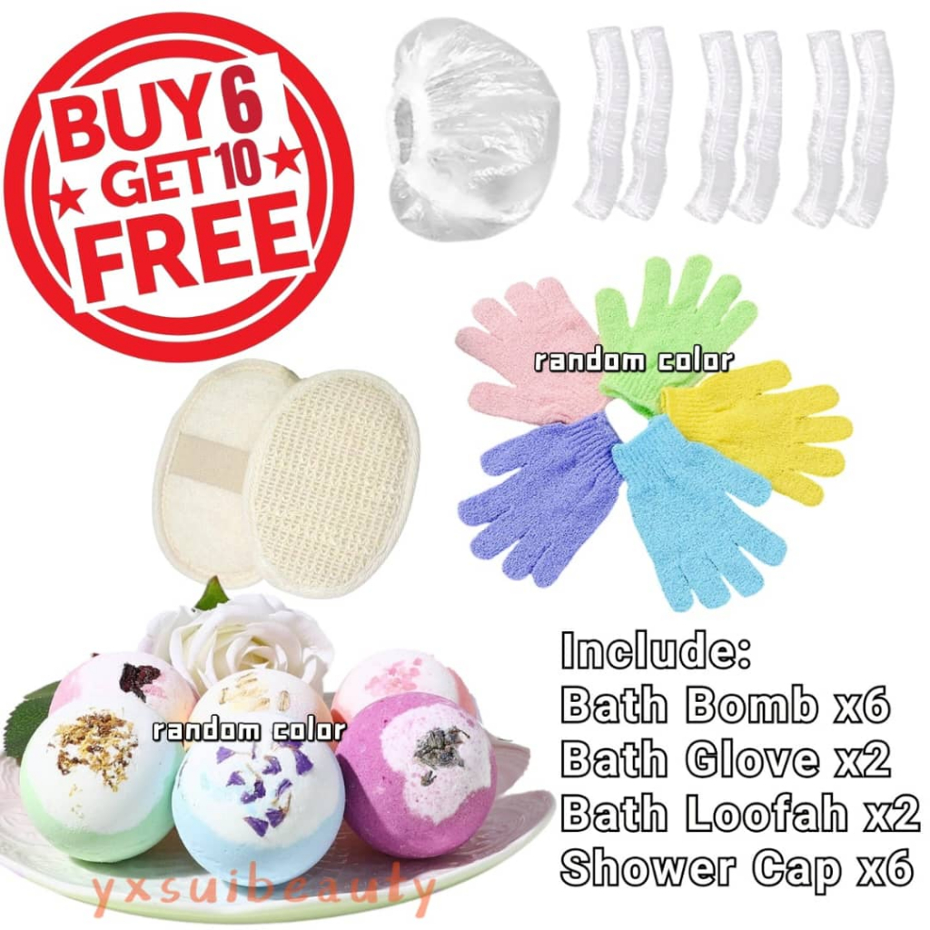 (combo set) Bath Bomb, Bath Salt Bomb, Bathtub Bubble Bath Oil Ball ...