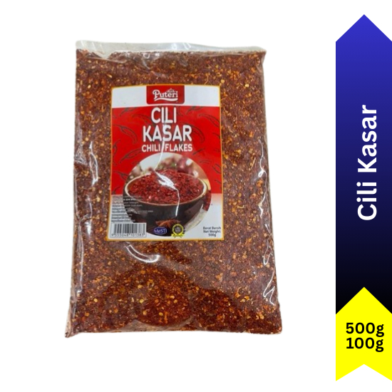 PUTERI Chili Flakes Cili Kasar Cili Masakan 100g 500g | Shopee Malaysia