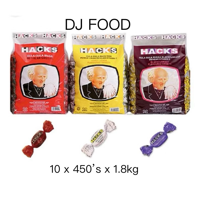 (Outer)Hacks Candy Original / Honey Lemon / Blackcurrant 1.8KG | Shopee ...