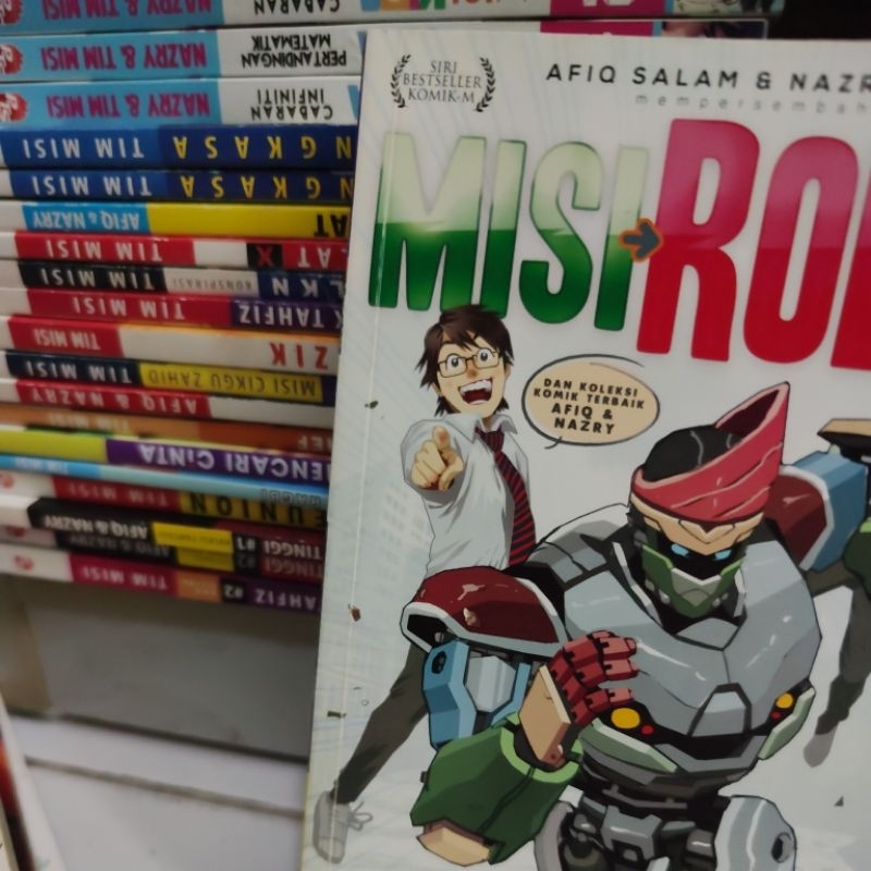 KOMIK-M siri MISI (Preloved) Mosi angkasa, misi sukan, dan lain lain ...