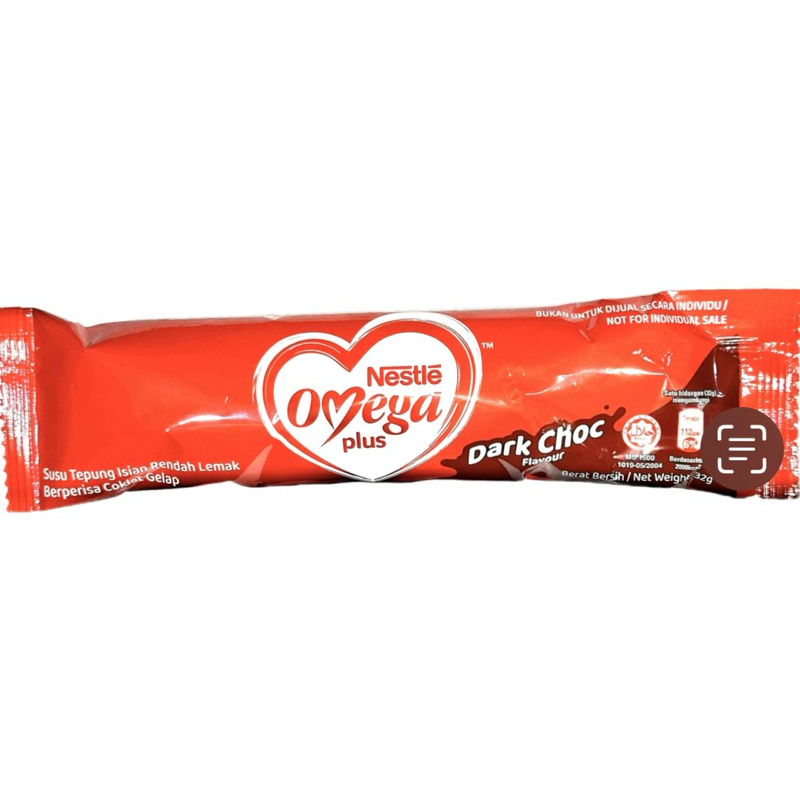 Nestle Omega Plus Dark Choco 32g Sachet Convenient Pack | Shopee Malaysia