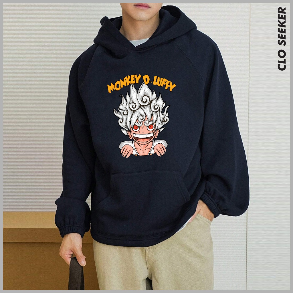 One Piece Luffy Pop Out Hoodie Pullover Jacket Baju Lelaki Fashion ...