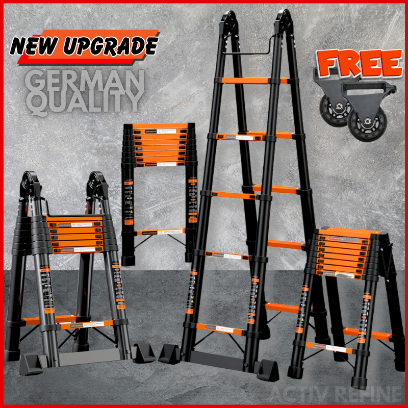 Premium Multi-Function Ladder with Upgraded Steel and Four-Layer ...