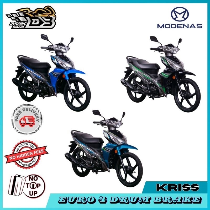 Modenas Kriss 110 Fi Drum Brake NEW EURO 4 MR3 | Shopee Malaysia