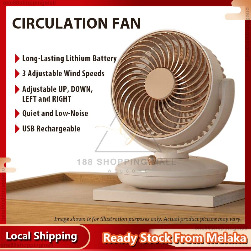 Portable Mini Fan Moving Head Long Life Desktop Fan Small Fan ...