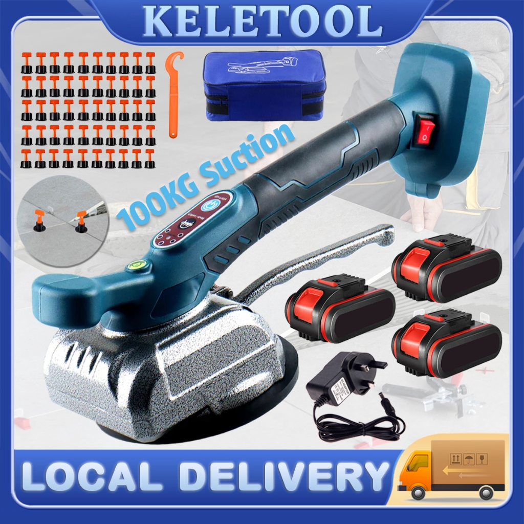 Tile Machine Tiling Vibrator 100KG Super Strong Adsorption Tile Tool ...