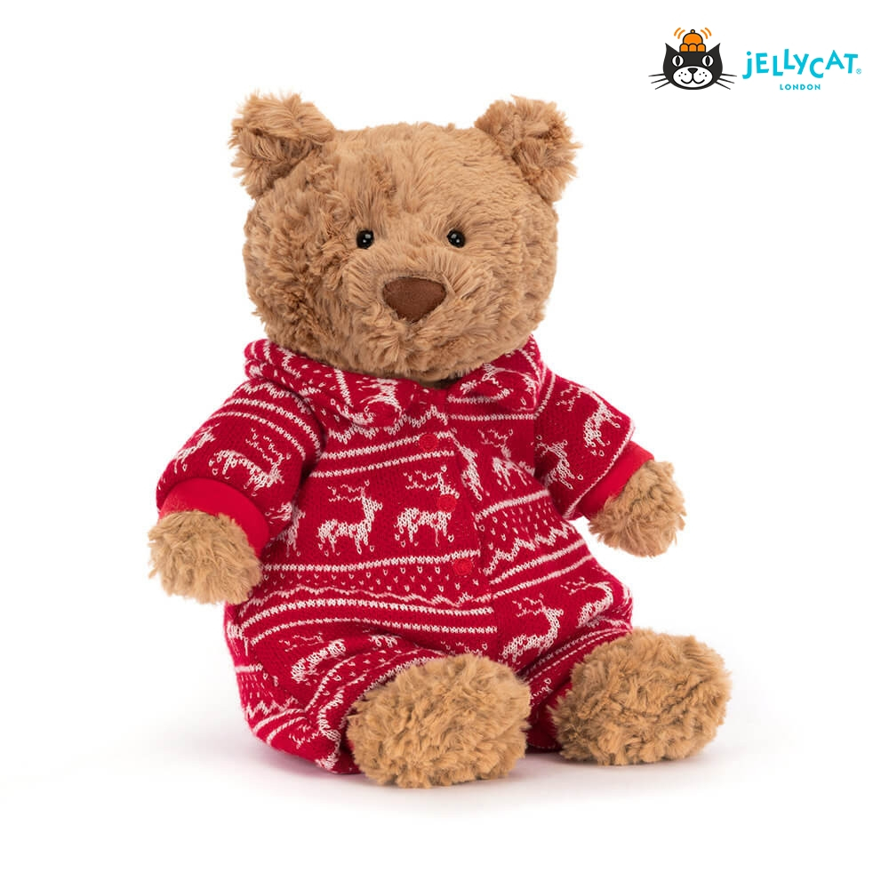 Jellycat Bartholomew Bear Winter Pyjamas | Shopee Malaysia