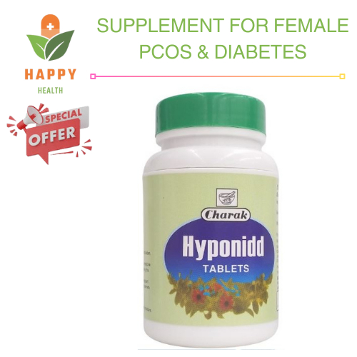 [ Exp 8/2025 ] CHARAK HYPONIDD TABLETS 50'S - For Diabetes & PCOS ...