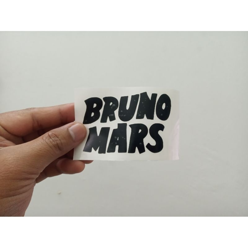 Sticker Bruno Mars ( Sticker Cutting / Outdoor ) | Shopee Malaysia