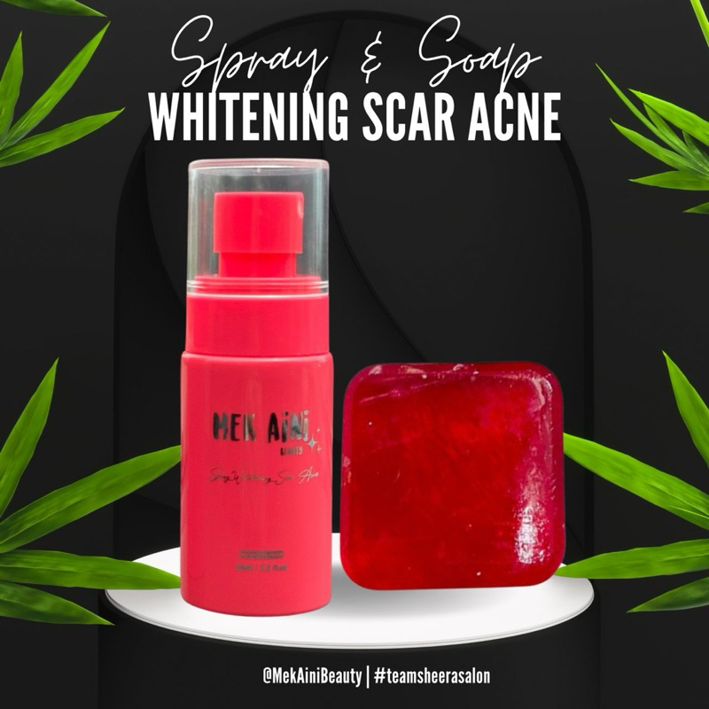 SPRAY WHITENING AND ACNE SCAR SOAP BY MEK AINI | Shopee Malaysia