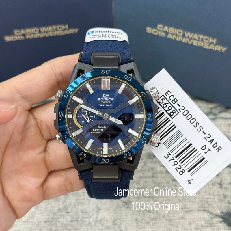 *LIMITED*CASIO EDIFICE ECB-2000SS-2A 50TH ANNIVERSARY EDIFICE SOSPENSIONE | Shopee Malaysia