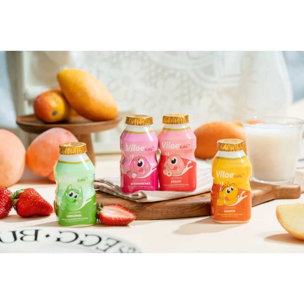 [ HALAL ] VILOE Life Dairy Drinks 4 Flavor Fermented Milk Beverage ...