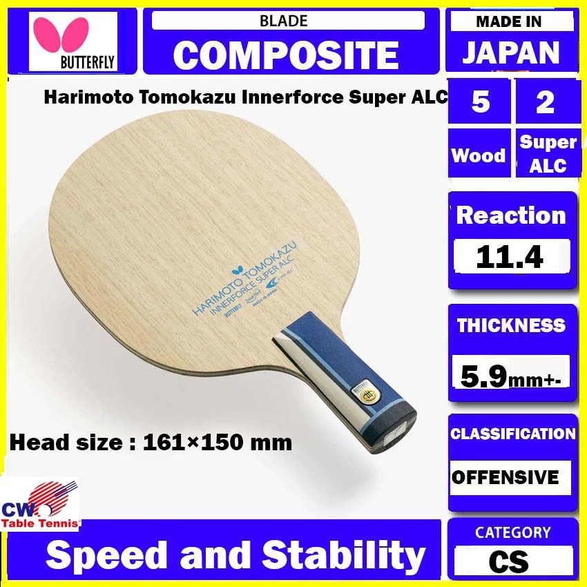 BUTTERFLY Harimoto Tomokazu Innerforce Super ALC PENHOLD CS COMPOSITE ...