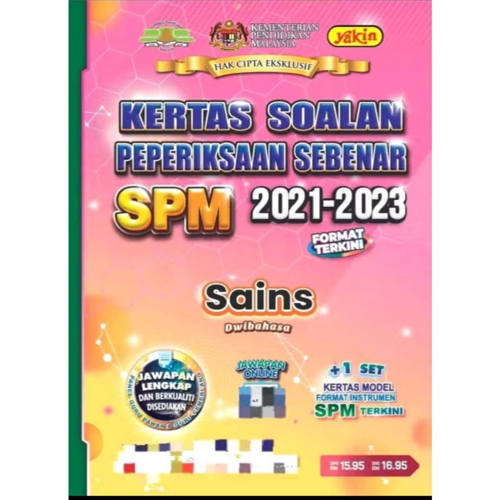 EDISI 2024 PAST YEAR SPM 2021-2023 LATEST/KERTAS SOALAN PEPERIKSAAN ...