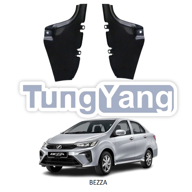 PERODUA BEZZA REAR FENDER LINER / DAUN PISANG PERODUA BEZZA | Shopee ...