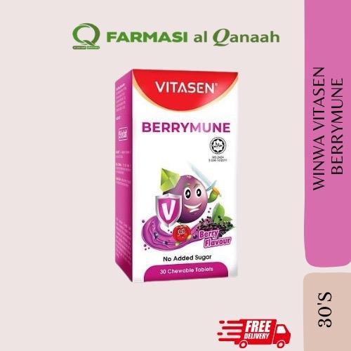 WINWA VITASEN BERRYMUNE 30 CHEWABLE TABLETS | Shopee Malaysia