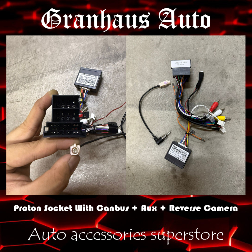 Proton Universal Canbus Android Player Wiring Kit | Shopee Malaysia