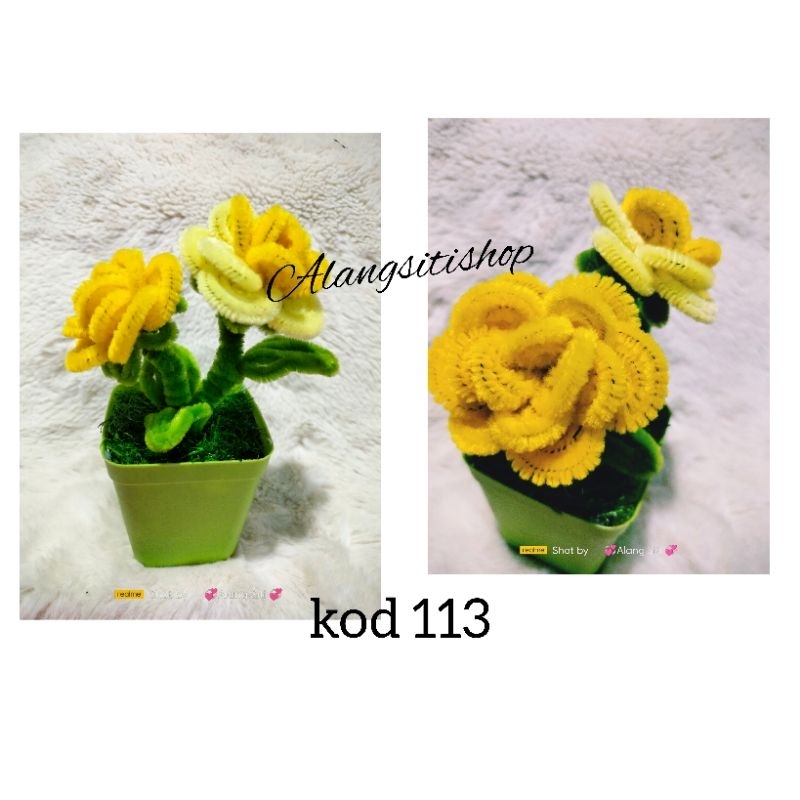 BUNGA kAWAT BULU (pasu mini) | Shopee Malaysia