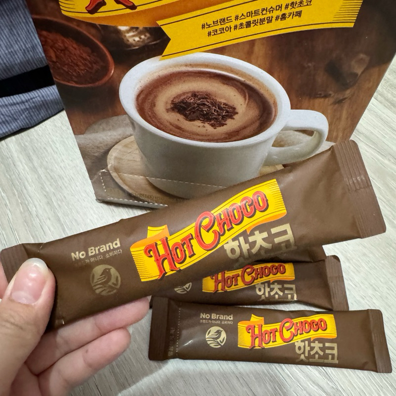 现货 🇰🇷｜NO BRAND Hot Choco Powder 20g x10 sticks 热巧克力粉 | Shopee Malaysia