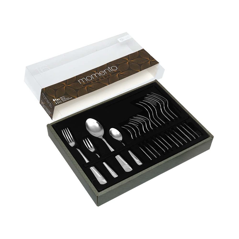 Felli Stainless Steel 18/0 Cutlery Set - Simply Line (16pcs) | Shopee ...